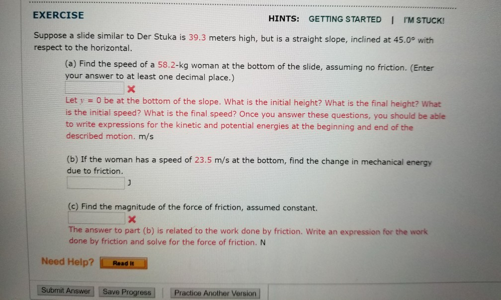 Solved EXERCISE HINTS: GETTING STARTED I M STUCK! Suppose a | Chegg.com