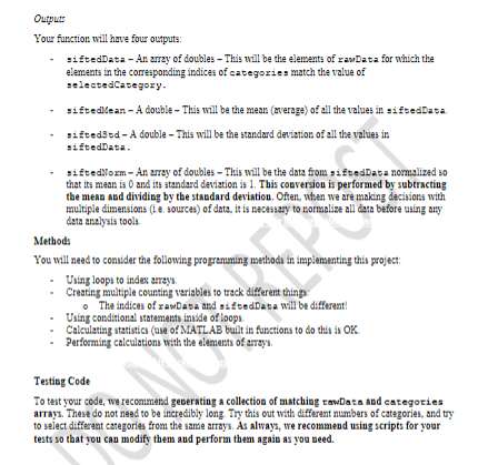 Solved Project \\( =2 \\) - Sifting Data and Calculating | Chegg.com
