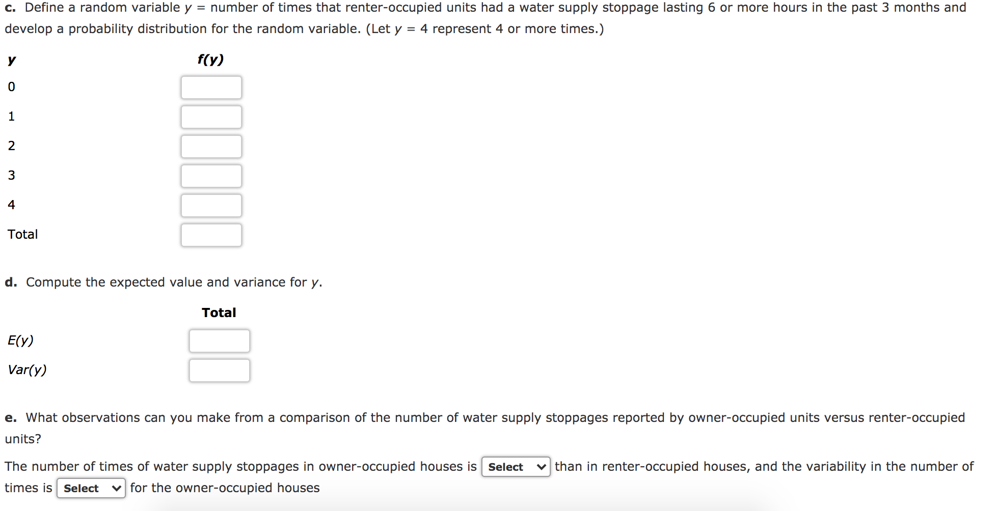 Solved Check My Work Video The American Housing Survey | Chegg.com