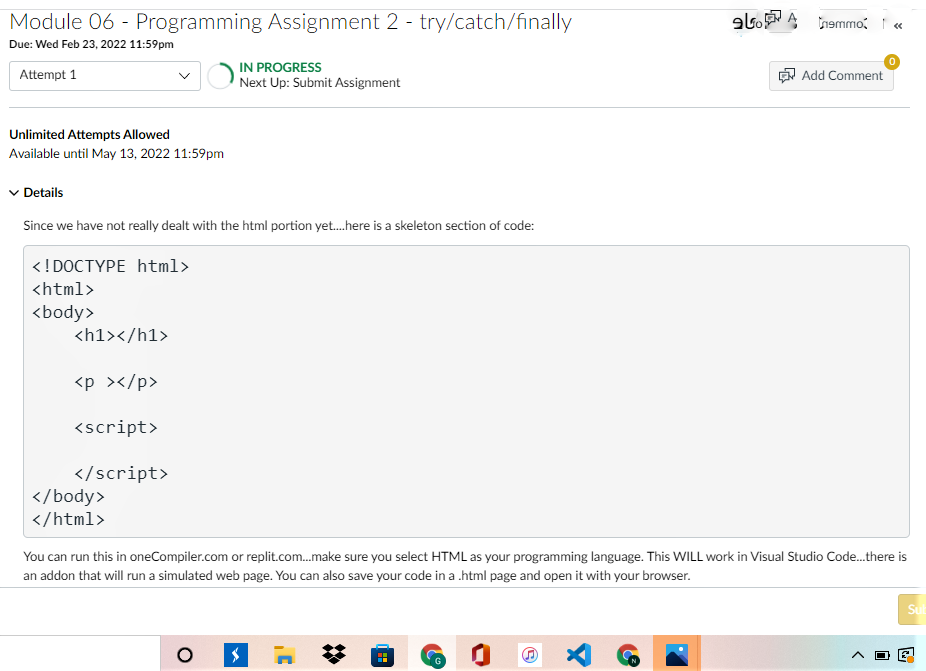 Solved arnrno مكاو Module 06 - Programming Assignment 2 - | Chegg.com