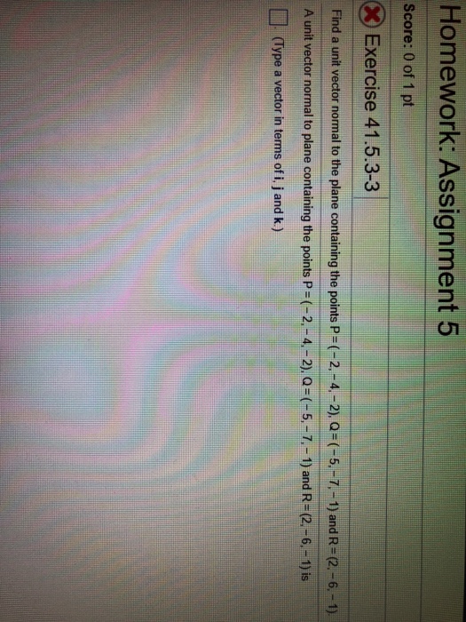 Solved Homework Assignment 5 Score 0 Of 1 Pt X Exercise