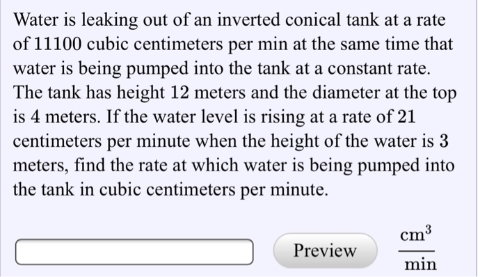 Solved The volume of a cylinder of height 11 inches and | Chegg.com