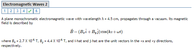 Solved Electromagnetic Waves 2 A plane monochromatic | Chegg.com