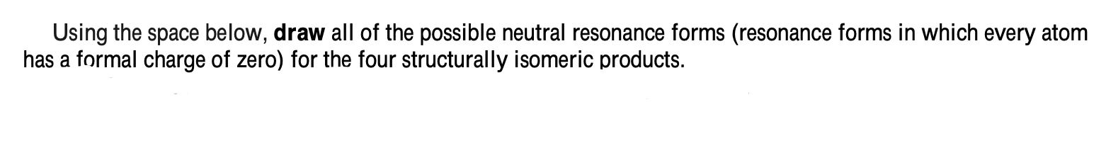 Solved Draw all neutral resonance structures for each | Chegg.com