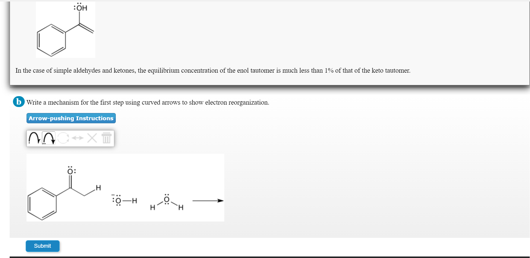 Solved :ÖH In the case of simple aldehydes and ketones, the | Chegg.com