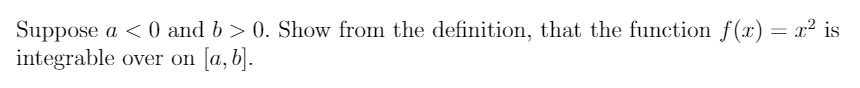 Solved Suppose a 0. Show from the definition, | Chegg.com