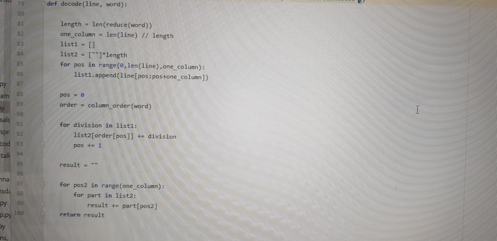 Solved A transposition cipher is a method of encryption in | Chegg.com
