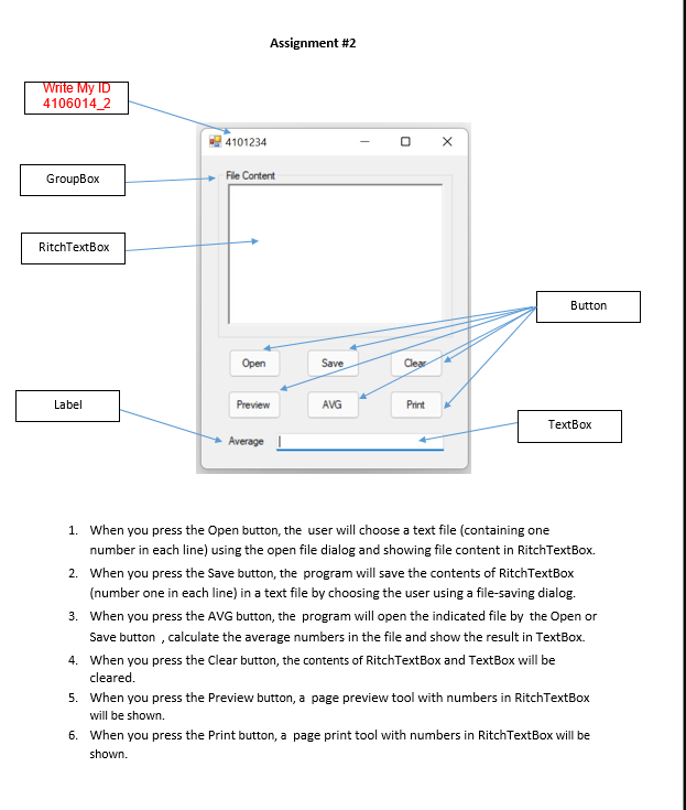 Assignment #2 Write My ID 4106014_2 4101234 0 x х | Chegg.com
