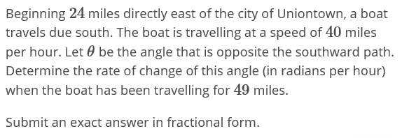 Solved Beginning 24 miles directly east of the city of | Chegg.com
