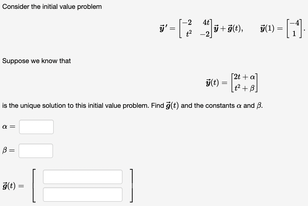 Solved Consider the initial value problem | Chegg.com