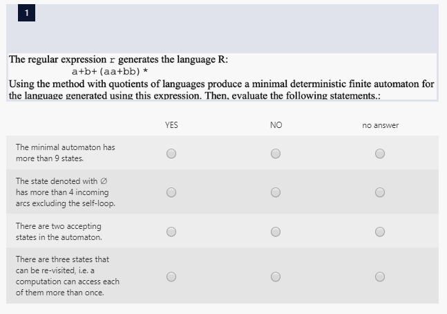 Solved The regular expression r generates the language R: | Chegg.com