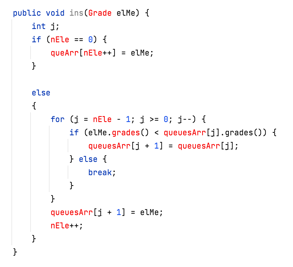 Solved Java program: I have this code that sorts a priority | Chegg.com