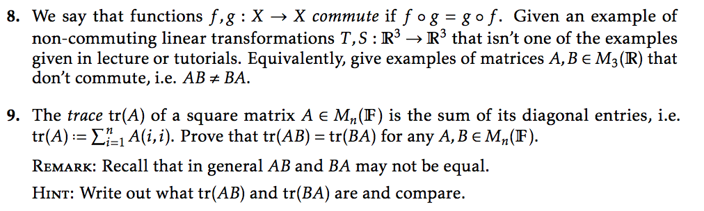 Solved 8. We say that functions f,g:X → X commute if | Chegg.com