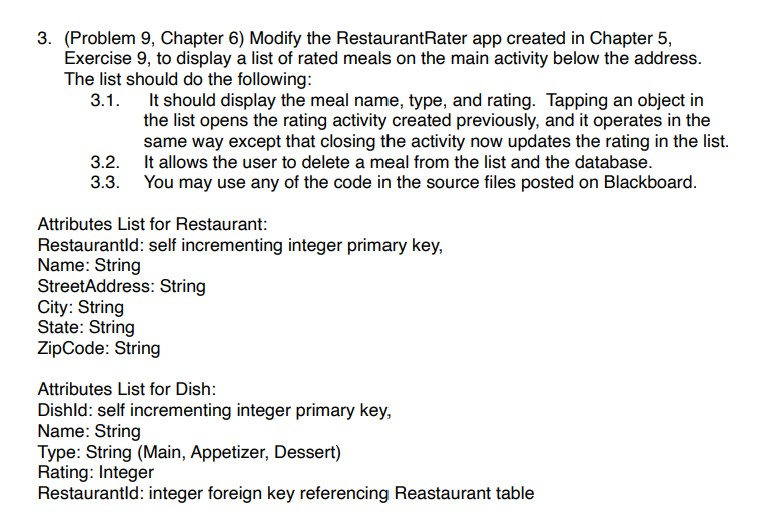1. (Problem 5, Chapter 4) Create a project called | Chegg.com
