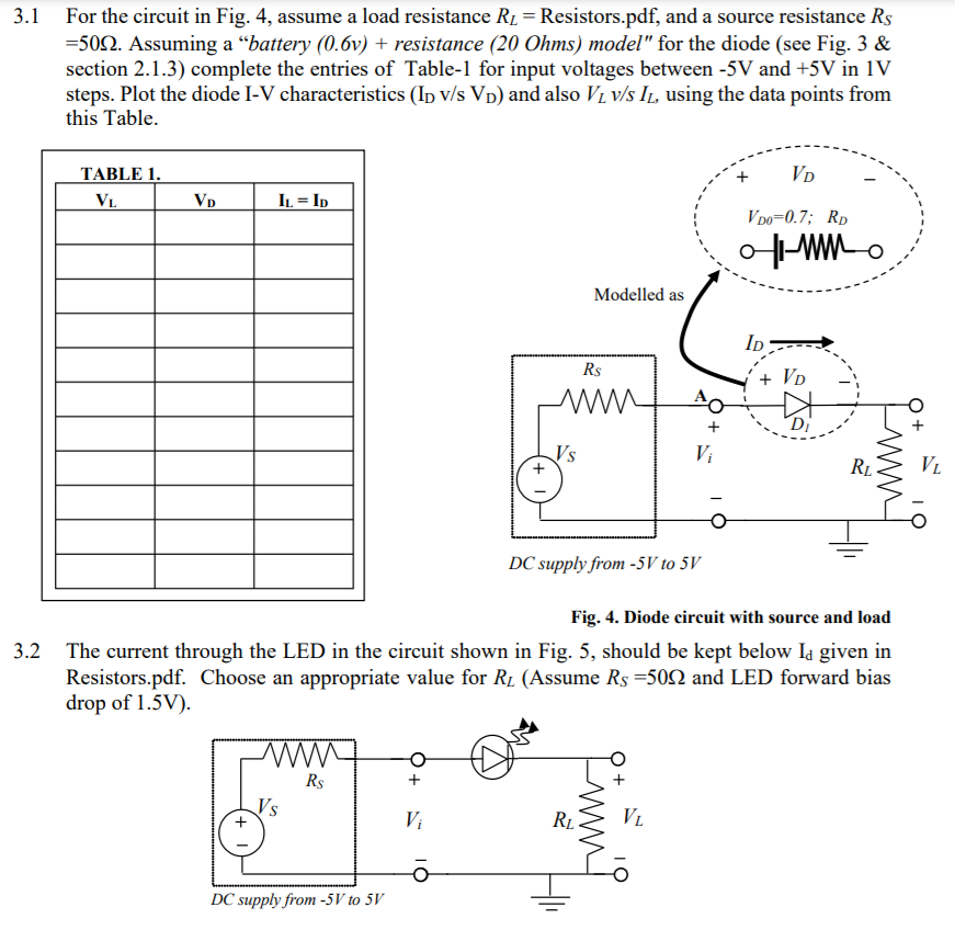 Solved The relationship between the current through (ID) and | Chegg.com