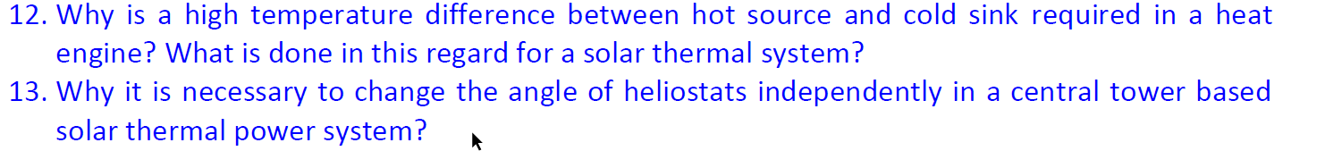 Solved 12. Why is a high temperature difference between hot | Chegg.com