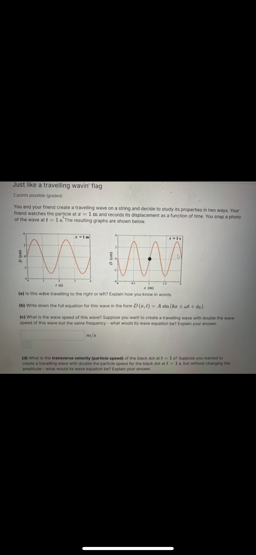 Solved 2 points possible (graded) You and your friend create | Chegg.com