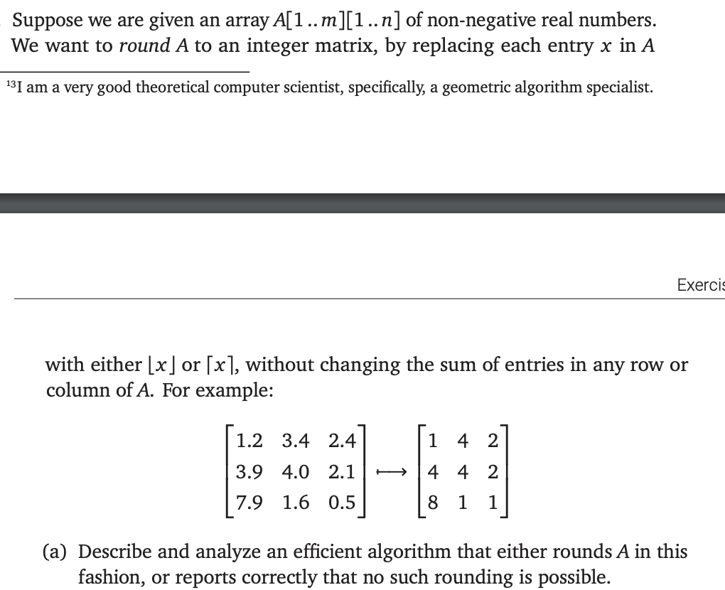 - Suppose we are given an array A[1..m][1..n] of | Chegg.com