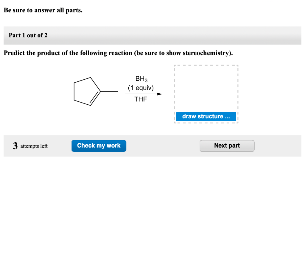 Solved Be sure to answer all parts. Part 1 out of 2 Predict | Chegg.com Solved Be sure to answer all parts. Part 1 out of 2 Predict | Chegg.com