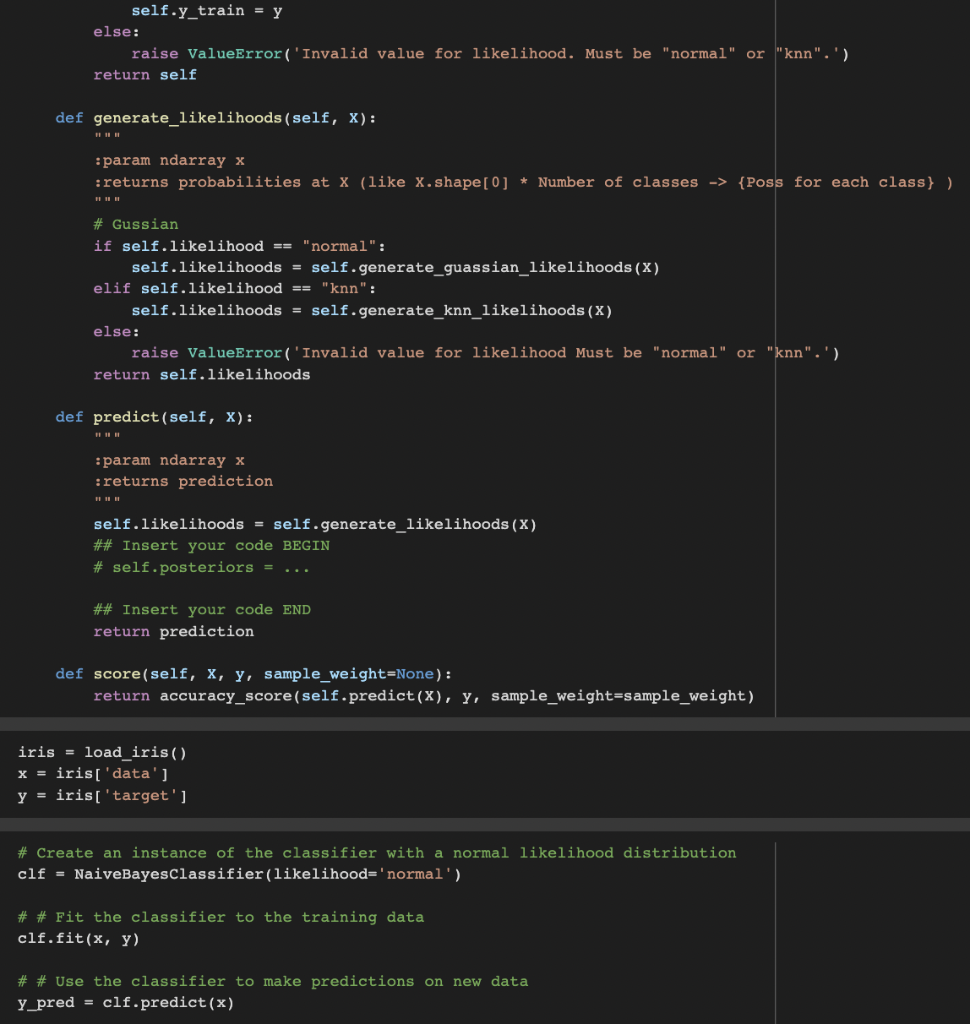 Solved FIll in the code where it is marked #Insert your code | Chegg.com