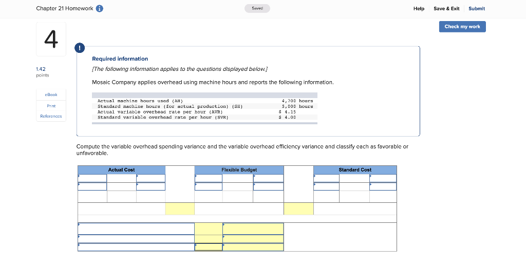 Solved Chapter 21 Homework i Saved Help Save & Exit Submit | Chegg.com