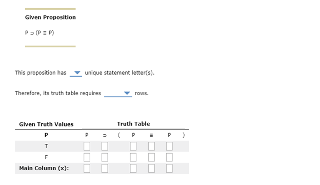 Solved Given Proposition PD (PEP) This proposition has | Chegg.com