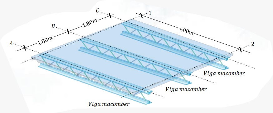 Solved El piso de un salón de clases esta sostenido por | Chegg.com