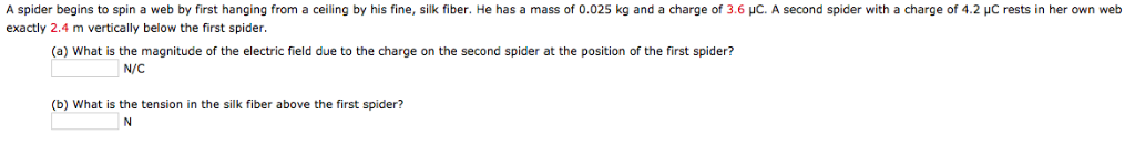 Solved Question Part Points Submissions Used A spider begins | Chegg.com