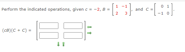 Solved Perform the indicated operations, given | Chegg.com