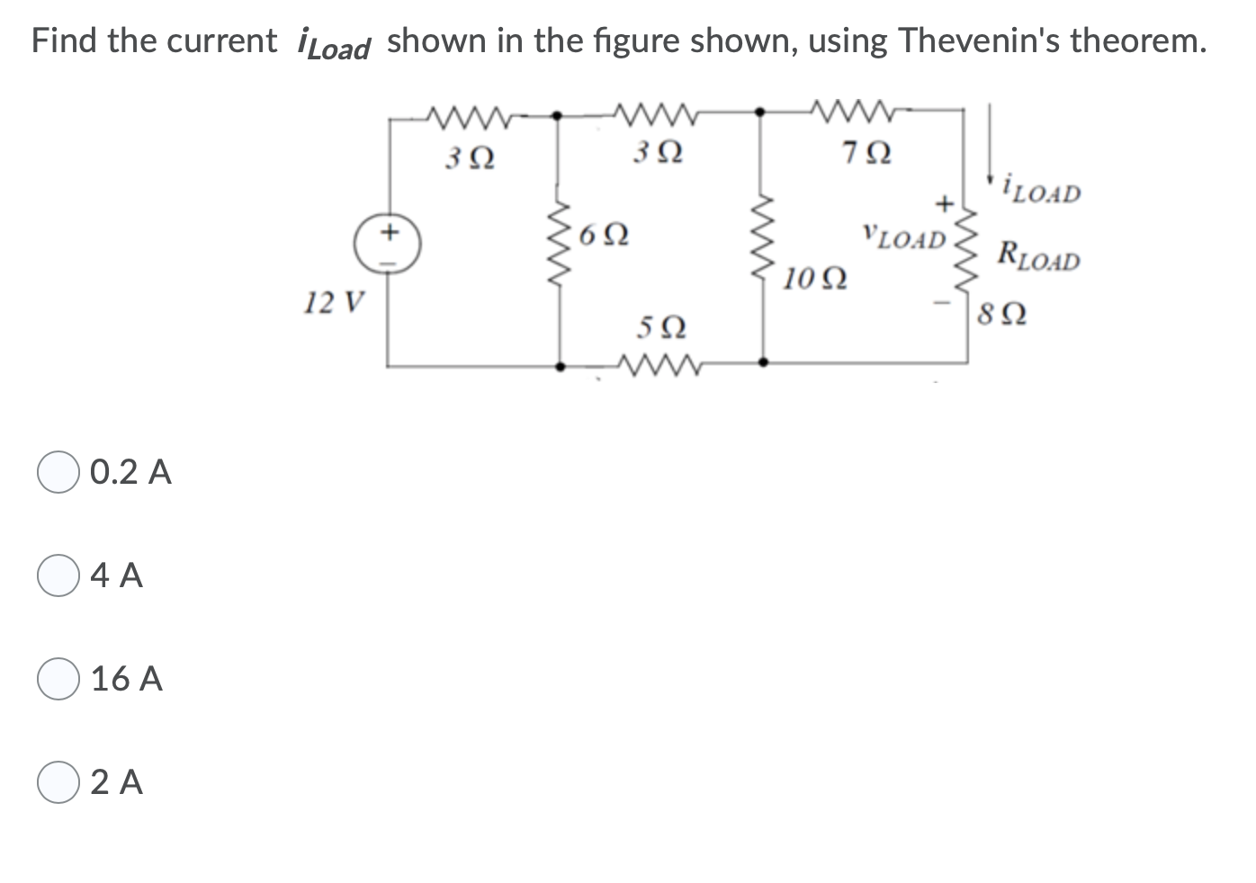 Solved Find the current iLoad shown in the figure shown, | Chegg.com