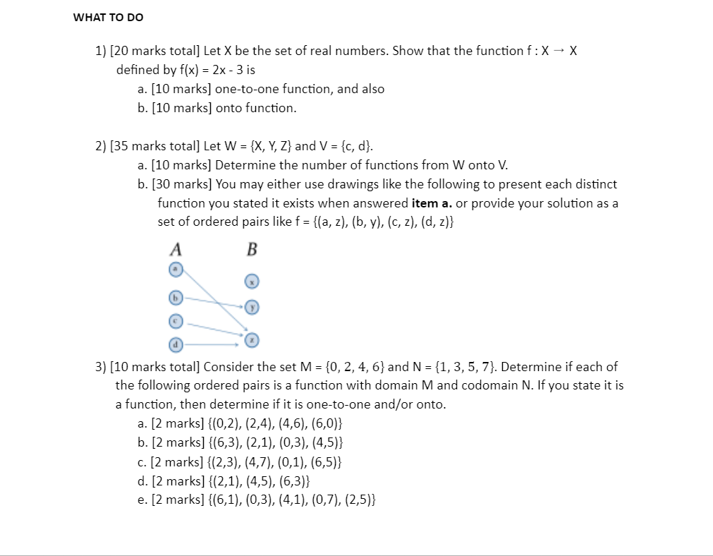 Solved 1) [20 marks total] Let X be the set of real numbers. | Chegg.com