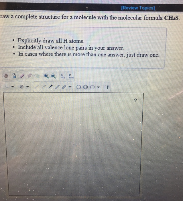 Solved [Review Topics] raw a complete structure for a | Chegg.com
