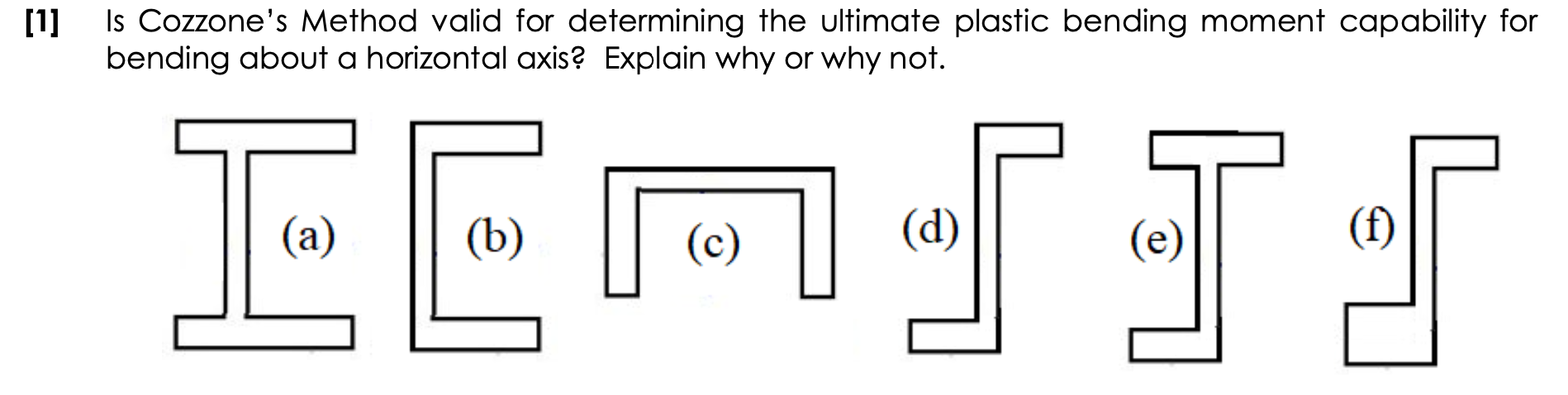 Solved [1] Is Cozzone's Method valid for determining the | Chegg.com