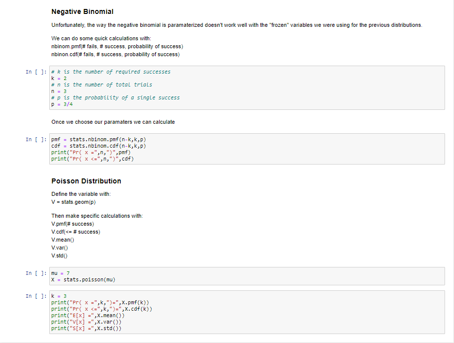 In [ ]: pip install scipy We can import the pacakages | Chegg.com