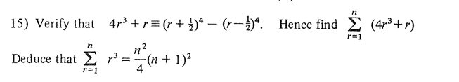 Solved 15) Verify that 4r3+r≡(r+21)4−(r−21)4. Hence find | Chegg.com