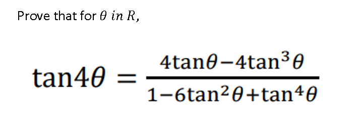 Solved Prove that for θ in R, | Chegg.com