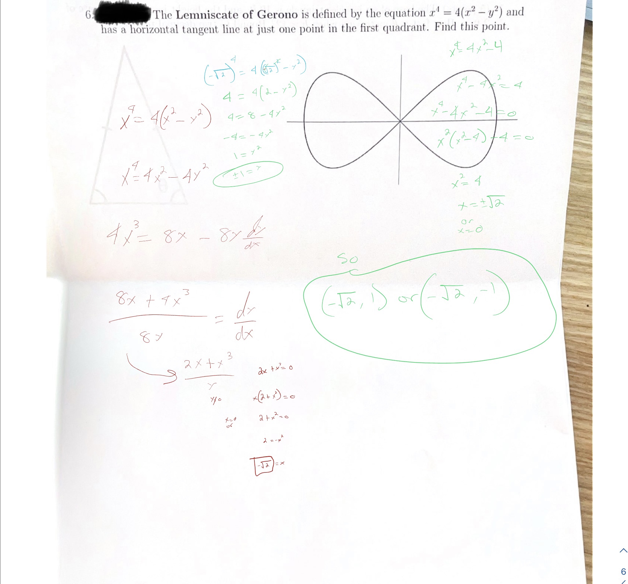 Solved The Lemniscate of Gerono is defined by the equation | Chegg.com