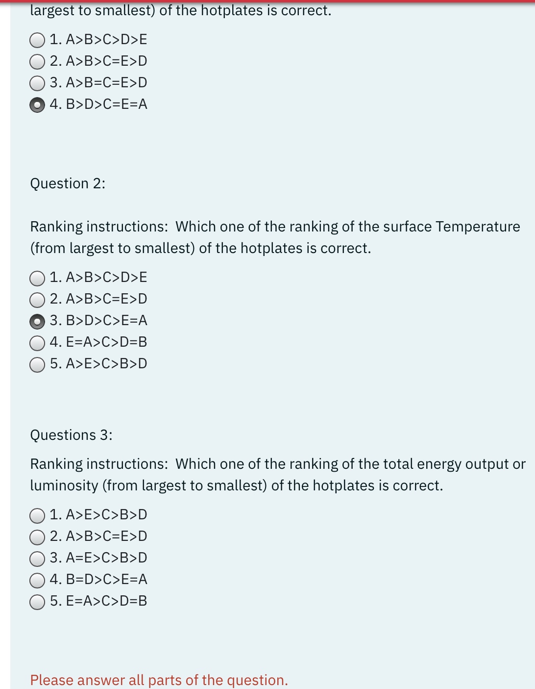 Solved Luminosity of Stars: Imagine you are comparing the | Chegg.com