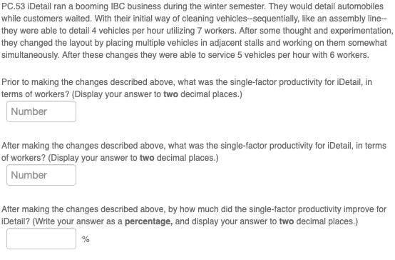 Solved PC.53 iDetail ran a booming IBC business during the | Chegg.com
