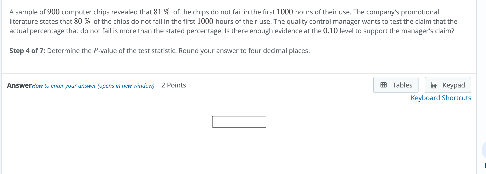 Solved A sample of 900 computer chips revealed that 81% of | Chegg.com
