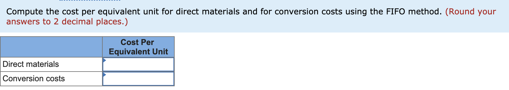 Solved Required: a. Compute the equivalent units for | Chegg.com