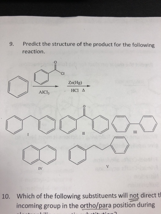 Solved Predict the structure of the product for the | Chegg.com
