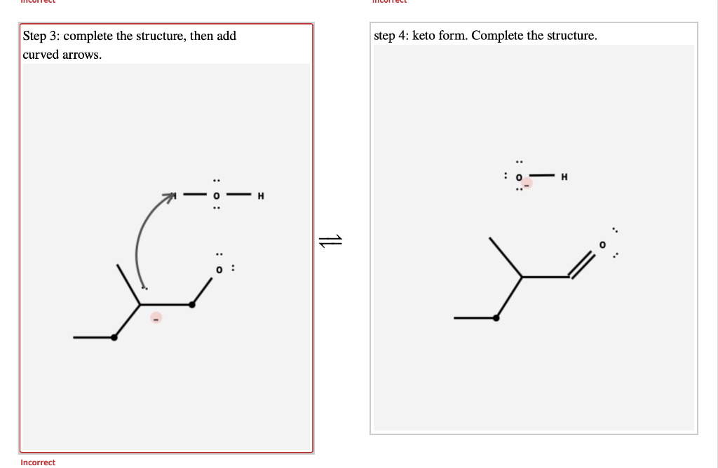 Solved Complete the mechanism for the keto-enol | Chegg.com