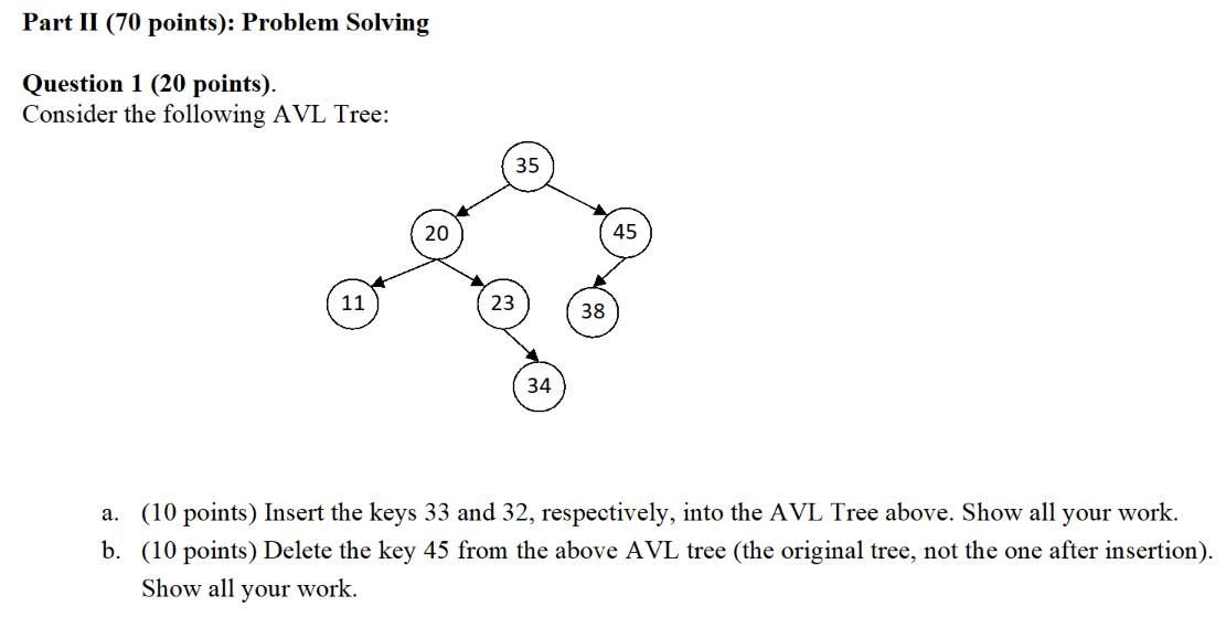 Solved Part I (30 points): Programming Write a method public | Chegg.com