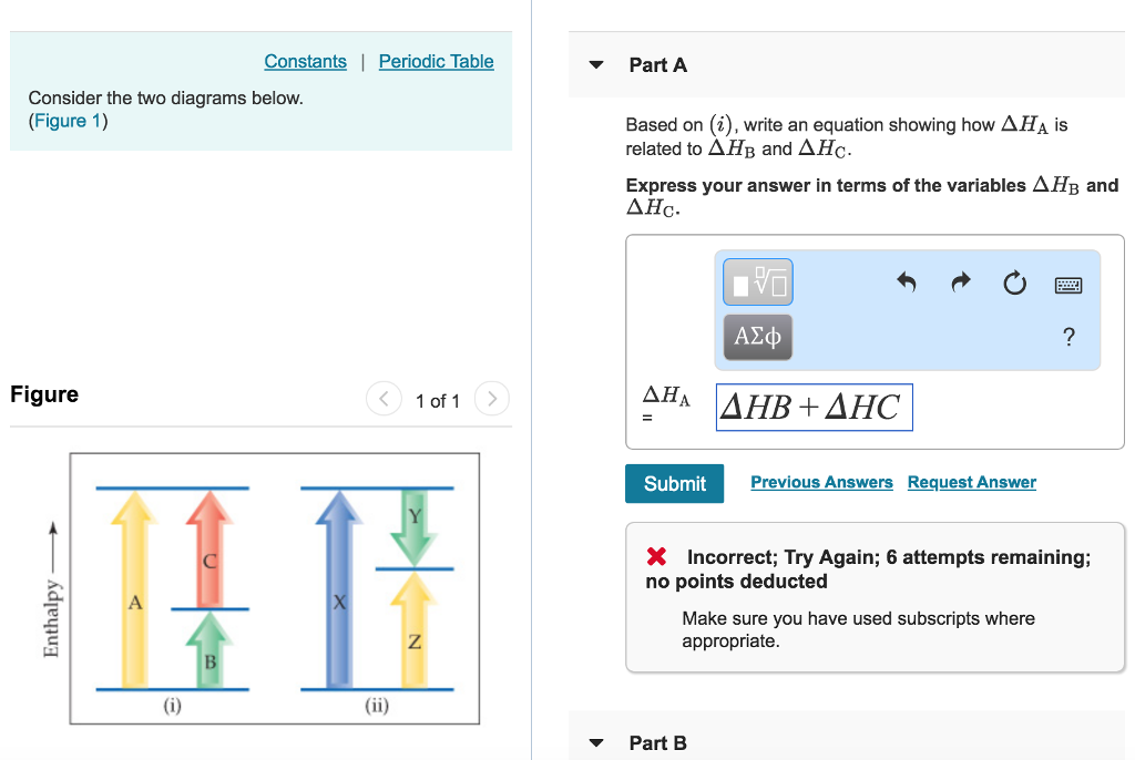 Solved Constants | Periodic Table ? Part A Consider the two | Chegg.com