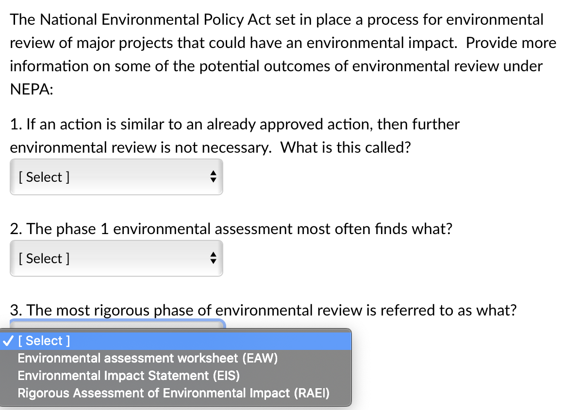 Solved The environmental disaster at Love Canal, NY, led to | Chegg.com