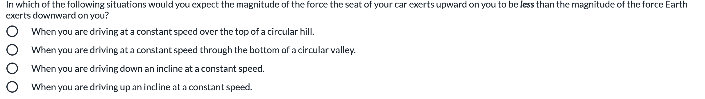 Solved In which of the following situations would you expect | Chegg.com