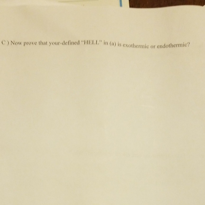 Solved I. (a) Define ..HELL"[Hint: Your superstitious-ness | Chegg.com