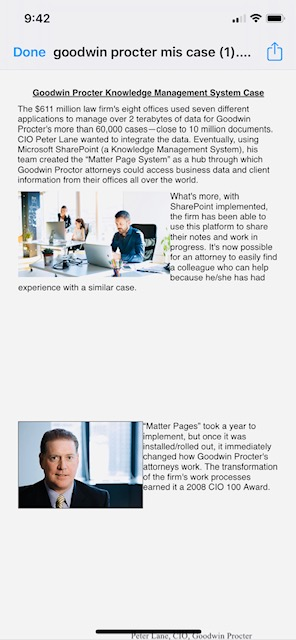 Thoroughly research Goodwin Procter, a prestigious | Chegg.com