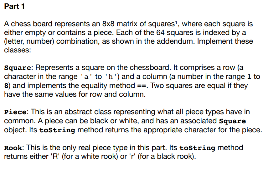 A chess board represents an 8×8 matrix of squares 1, | Chegg.com